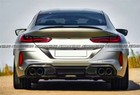 Carbon Fiber Rear Bumper Lip Diffuser For 2019-2021 BMW 8 Series M8 ...