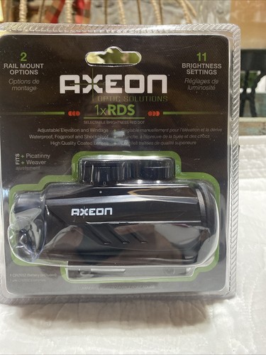 Axeon Optics Tactical 1xRDS 1x30 Red Dot Sight with 11 Brightness ...