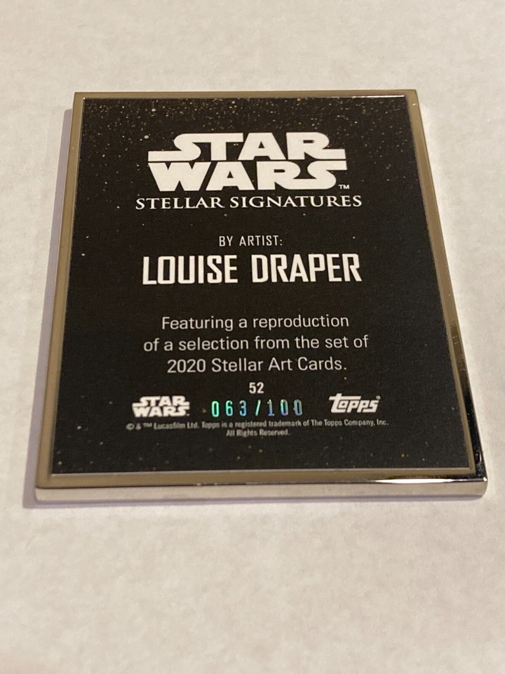 Enfys Nest 2020 Topps Star Wars Stellar Reproduction Sketch Card #52 /100 | eBay
