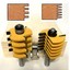 2pc 1/2"Shank Adjustable Box-1/4 cutter & Finger Joint Router Bit Set ...