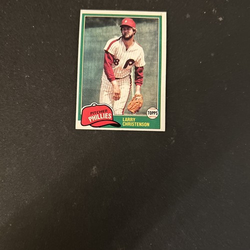 1981 Topps Larry Christenson Baseball Card #346 Phillies Pitcher FR/GD ...
