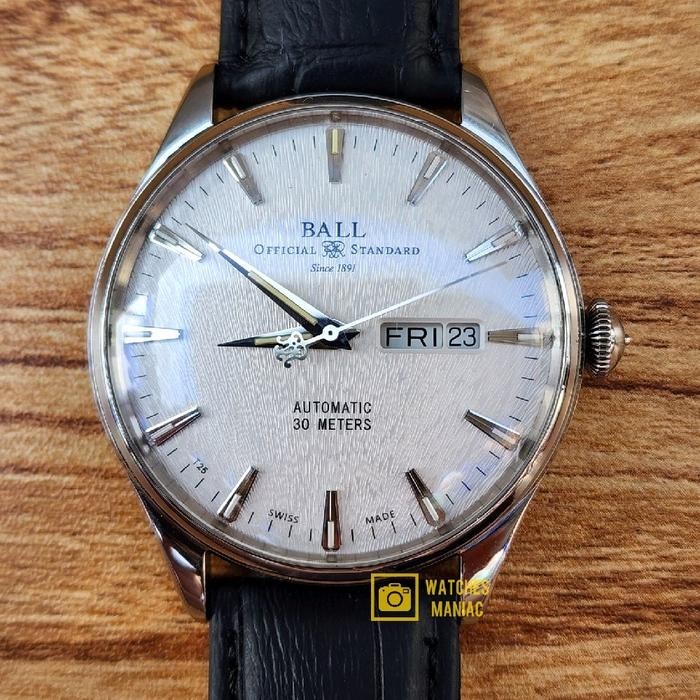 Rare Ball Trainmaster NM2080D Eternity Automatic Swiss Made Fullset Day ...