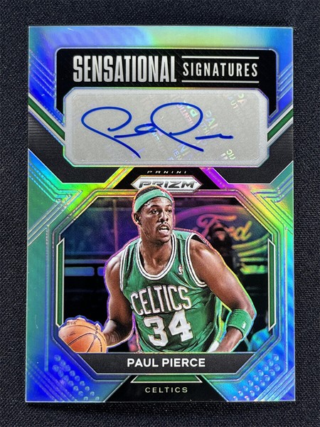 2022-23 Panini Prizm - Sensational Signatures Silver Prizm #SS-PP Paul ...