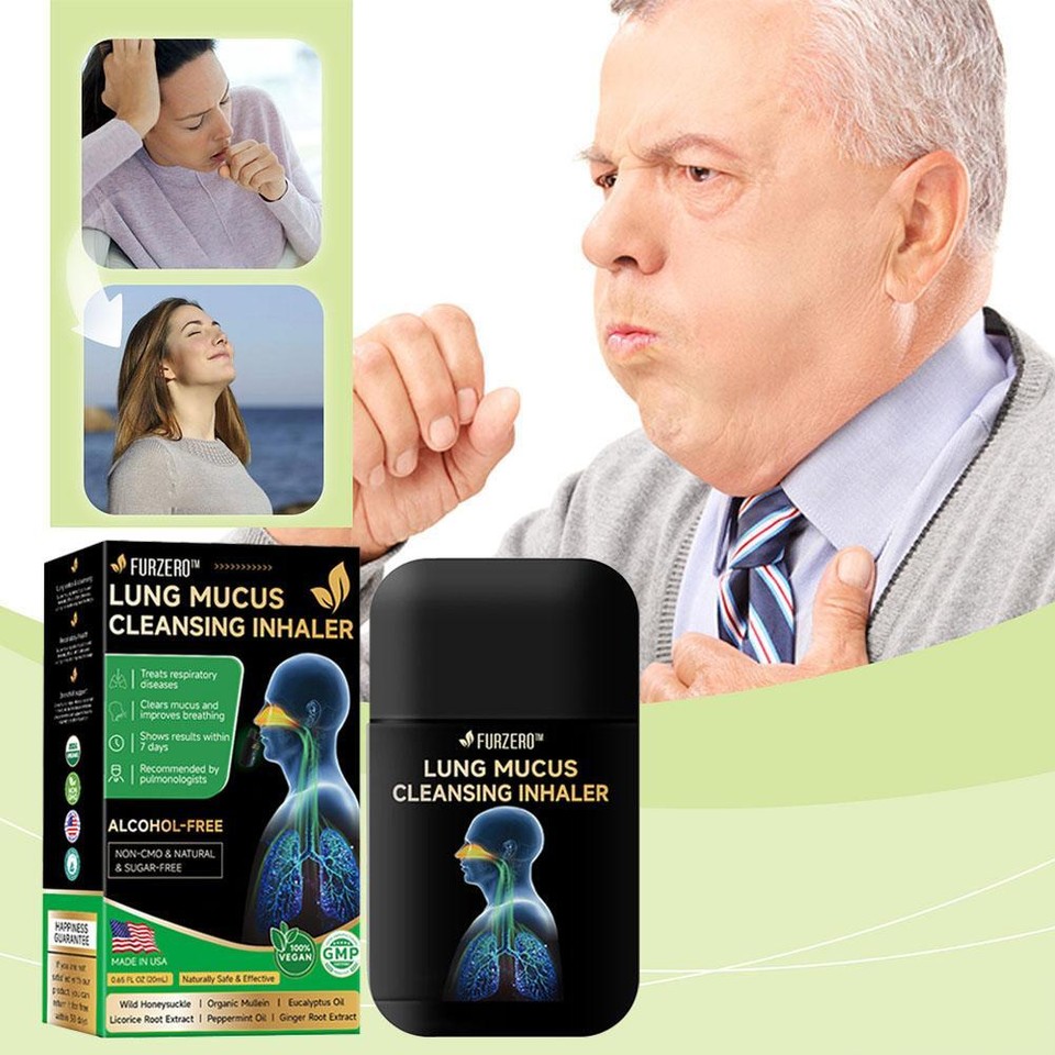 Lung Mucus Clean Nasal Herbal Box Natural Safe Essential Oils Inhaler ...