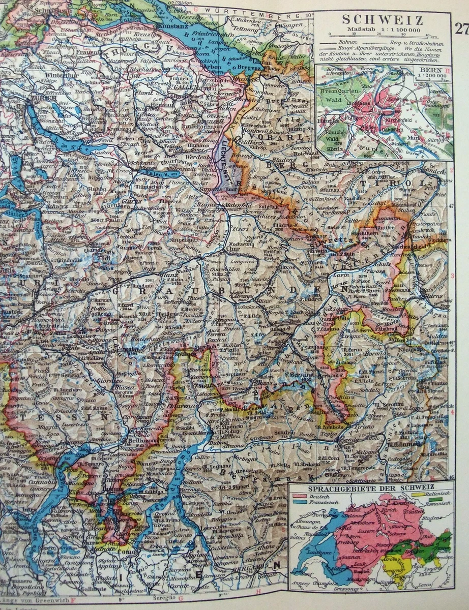 German Language Map