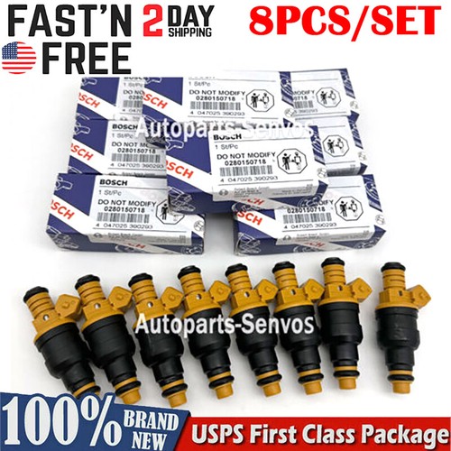 8X Genuine Upgrade OEM BOSCH Fuel Injectors For Ford F150 F250 F350 ...