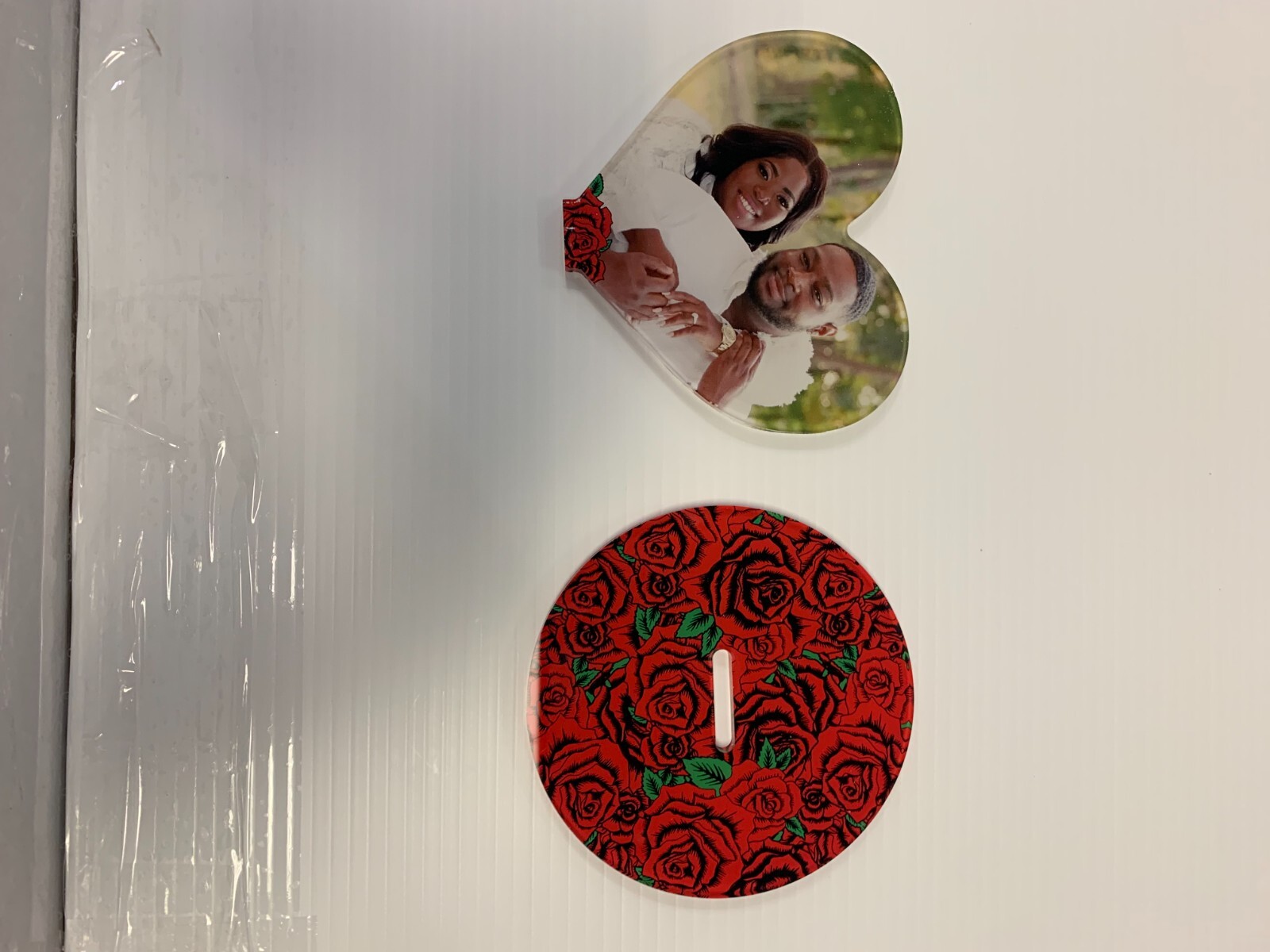 Custom heart shape desk plaque | eBay