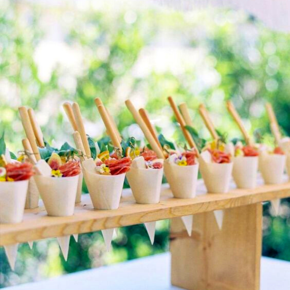 Mini Grazing Cones Skewers Charcuterie Platter Appetizer Wall Food Bar ...