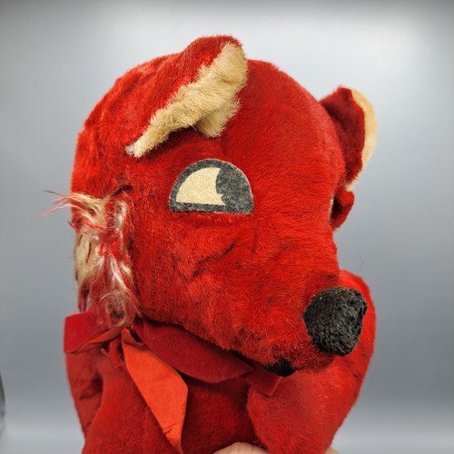 Vintage 1960's Charm Originals Inc Red Fox Plush 16" Kansas City MO USA ...