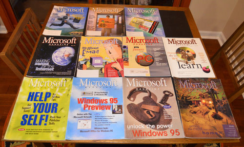 MICROSOFT MAGAZINE Lot of 11 - 1995 , 1996 , 1997 | eBay