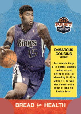 2011-12 Panini Past & Present #12 DeMarcus Cousins Bread for Health | eBay