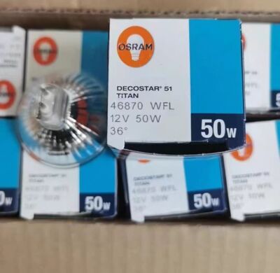 OSRAM 46870WFL Spotlight 36° 12V50W Display Lamp With Glass Cover MR16 ...