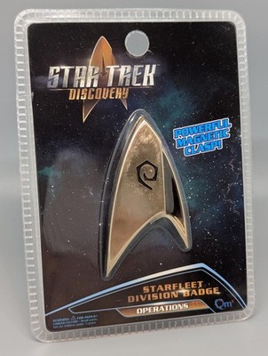 Star Trek Discovery Starfleet Division Badge - Operations | eBay