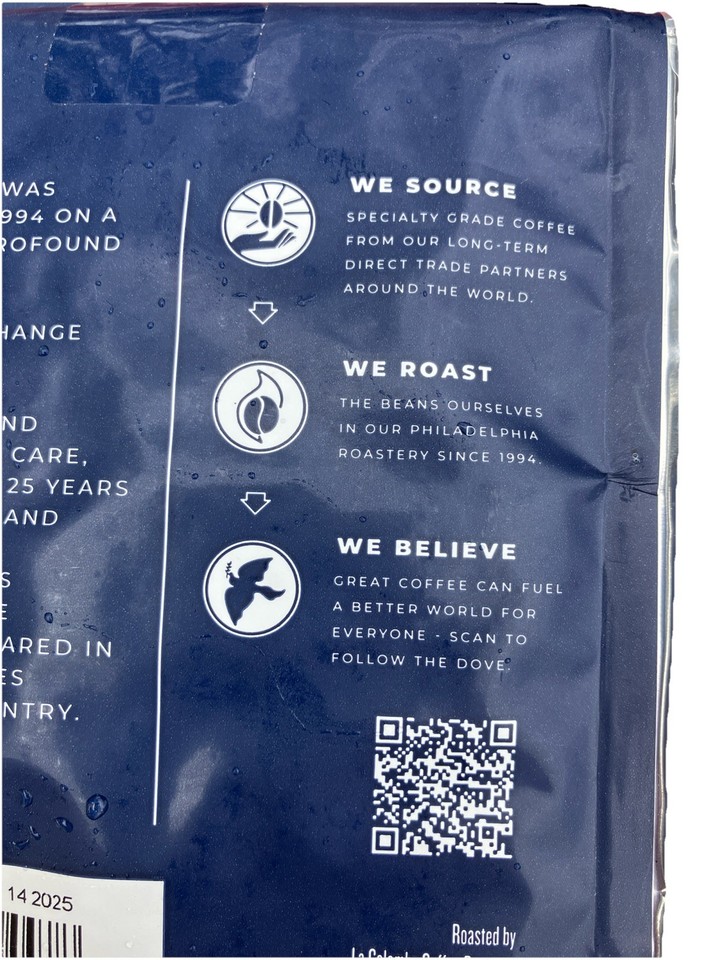 LA COLUMBE Nizza Whole Bean Coffee 24 oz. Medium Roast Notes Milk ...