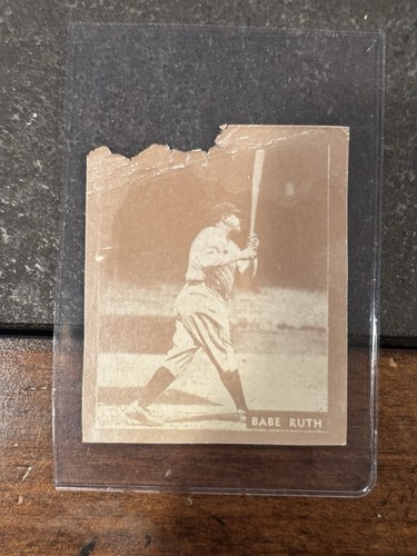 Ray-O-Print Photo of Baseball Player Babe Ruth New York Yankees ...