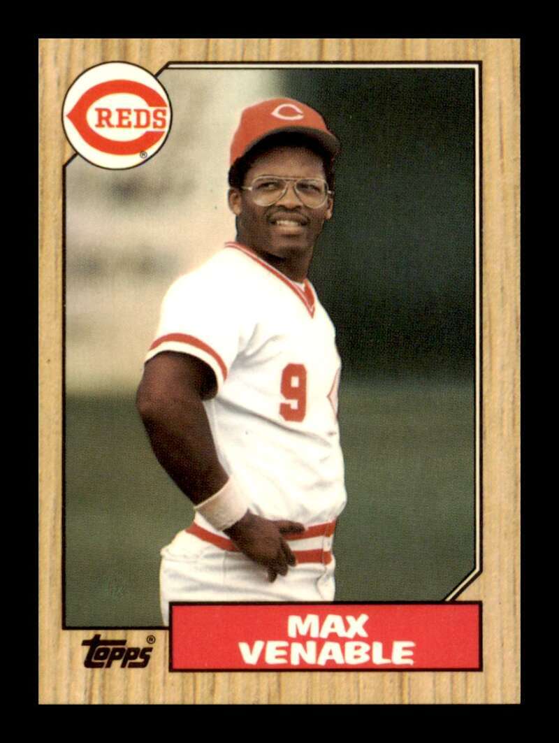 1987 Topps Tiffany Max Venable #226 Cincinnati Reds NM OR BETTER | eBay