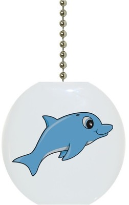 Baby Dolphin Nautical Solid CERAMIC Ceiling Fan Light Lamp Pull | eBay