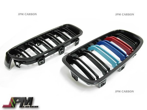 M3 Style Gloss Black M Color Front Grille For 12-15 BMW F30 F31 316i ...