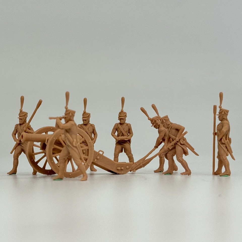 1/72 Scale Resin Model Napoleon infantry Artillery tabletop Unpainted ...