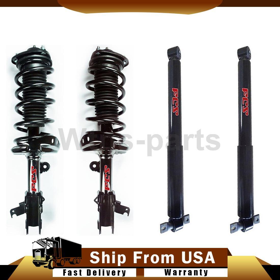 4 FCS Front Rear Shocks Struts Assembly For Honda Odyssey 2010 2009 ...