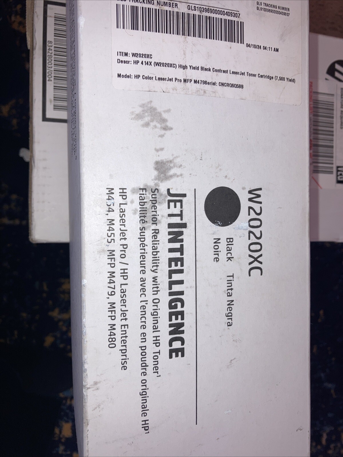 Genuine HP W2020XC (414X) Black High-Yield Toner - NEW SEALED ...