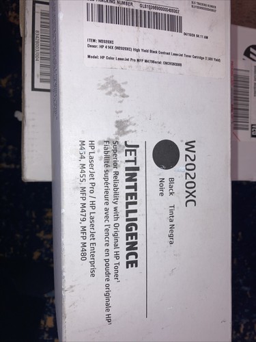 Genuine HP W2020XC (414X) Black High-Yield Toner - NEW SEALED ...