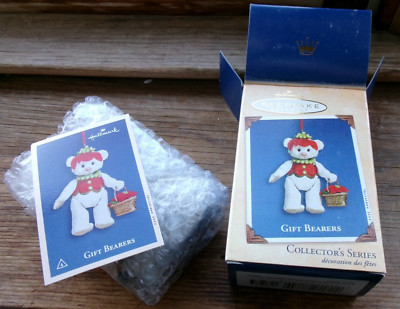Hallmark Keepsake Ornament GIFT BEARERS 2002 Collector's Series OF15 | eBay