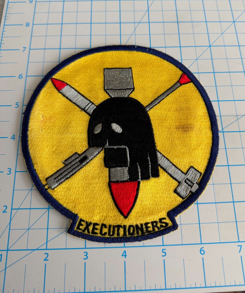 US NAVY SQUADRON PATCH VF-114 EXECUTIONERS KOREAN WAR ERA MINT | eBay