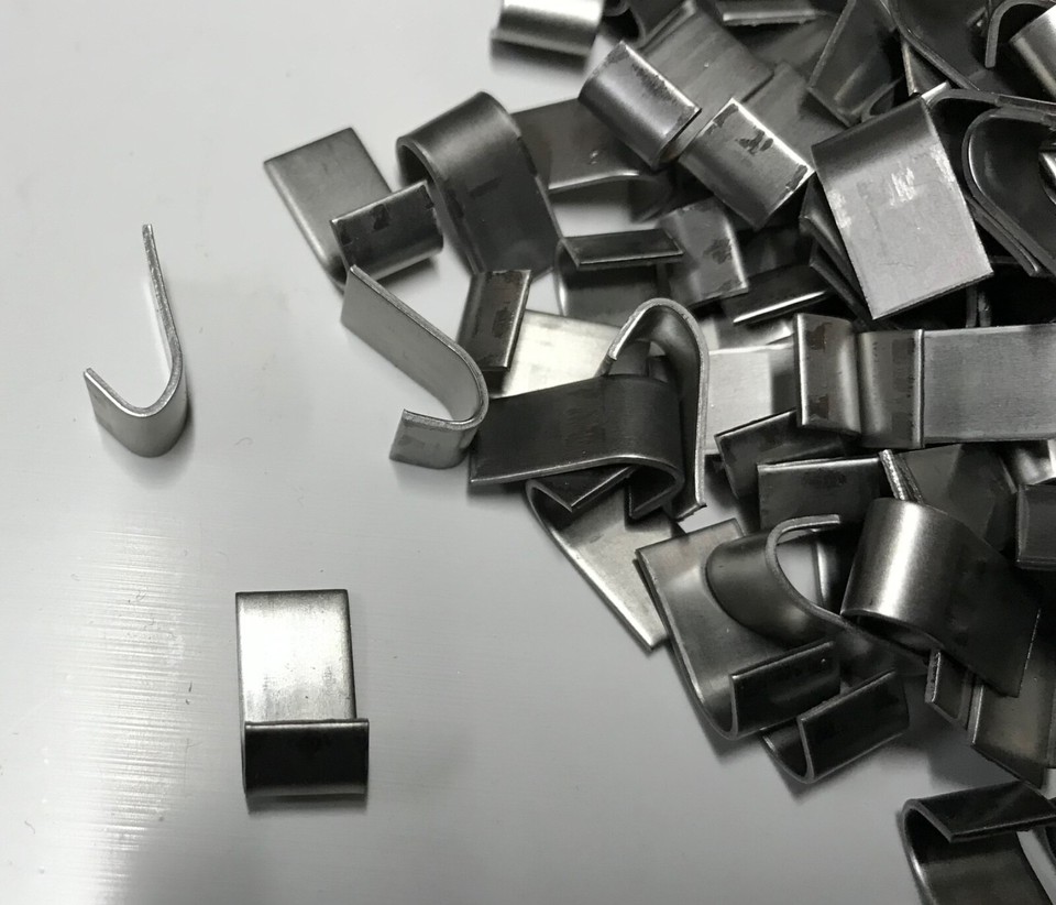 150 Stainless Steel J Clips. Cage Clips for Rabbit, Poultry, Game Bird ...