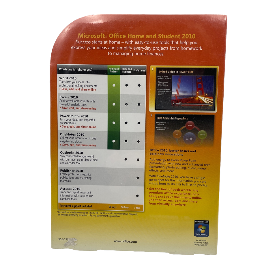 Microsoft Office Home and Student 2010 NEW & SEALED Windows 7 | eBay
