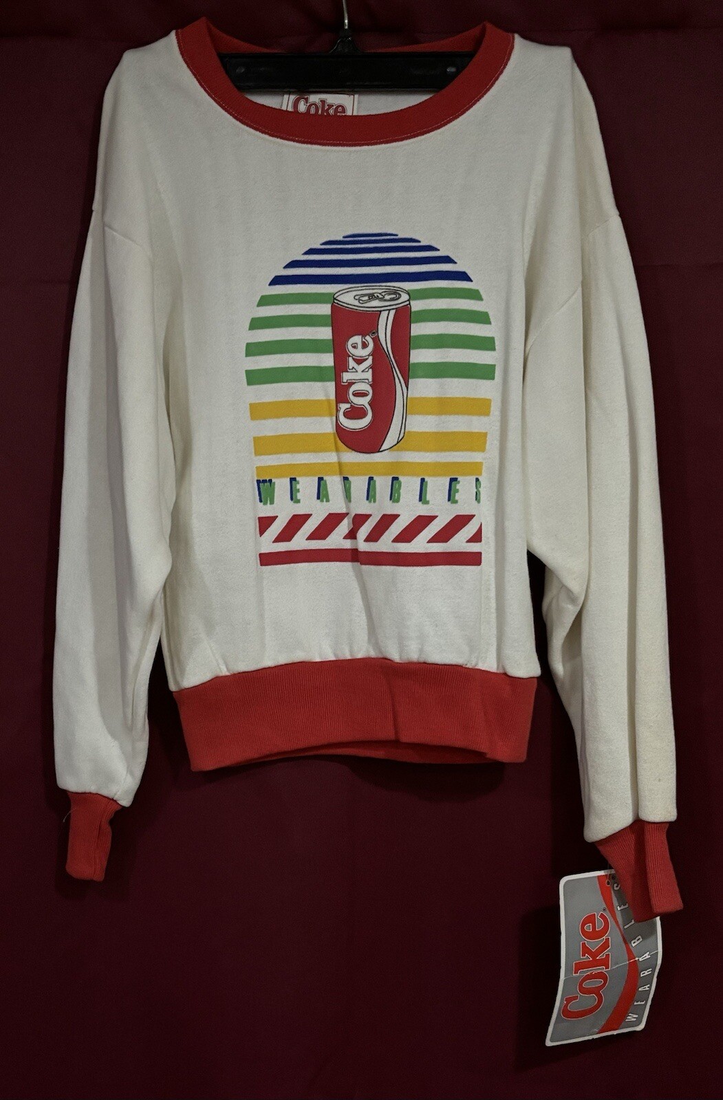 Vintage 1987 Coca-Cola Soda Advertising Coke Wearable… - Gem