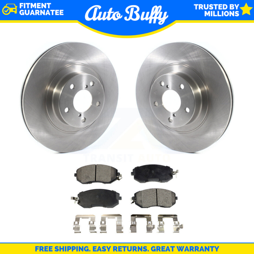 Front Brake Rotors Ceramic Pad Kit For Subaru Forester Impreza Outback ...