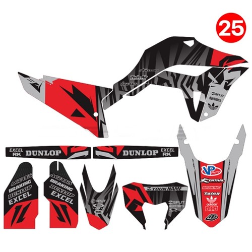 Stickers Decals For Honda CRF300L Motocross Graphics Whole Bike Can ...