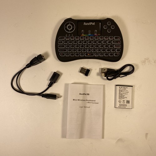 Auvilpal Mini Keyboard R9 Wireless Xbox Linux Firestick Windows Touch ...