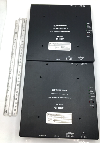 Crestron Lot of 2 DM Room Controller HDMI DM-RMC-Scaler-C Working | eBay