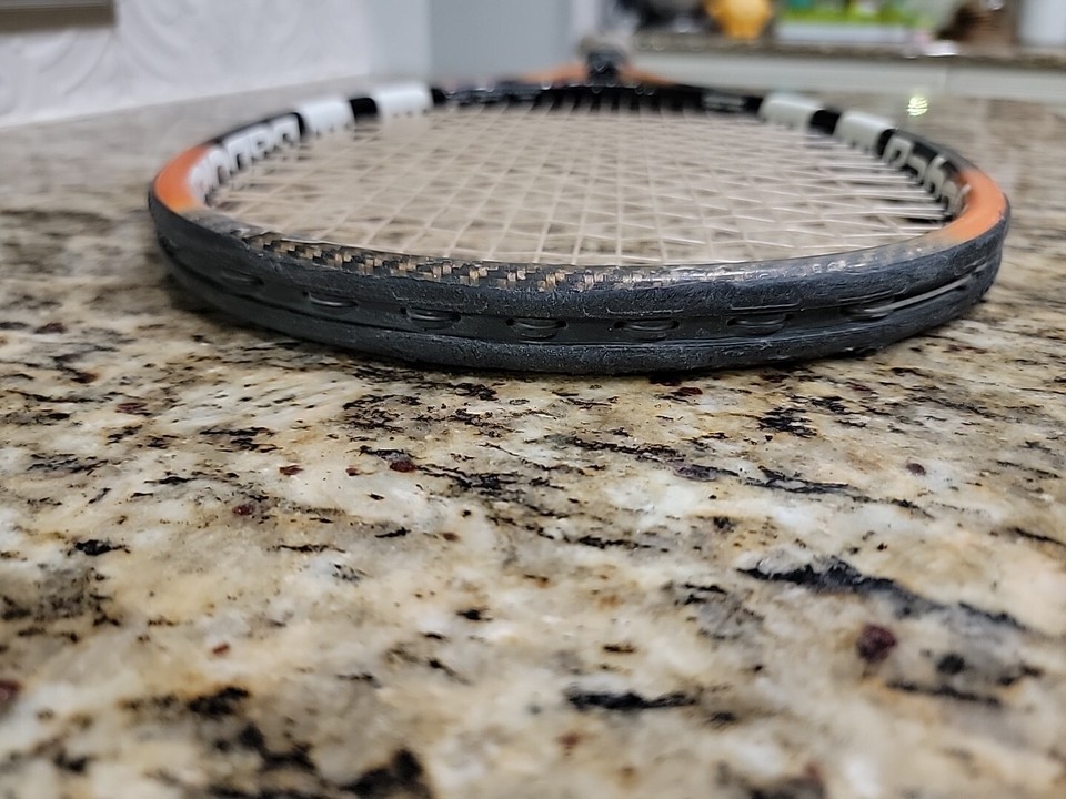 Babolat Pure Storm Team Tennis Racket Racquet Black Orange Zylon Matrix ...