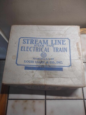 MarX Stream Line Steam Type Electrical Train No 4040 (Untested) | eBay