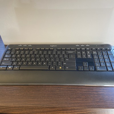 Logitech K520 Wireless Keyboard -no USB Receiver & Wireless Mouse-w/USB ...