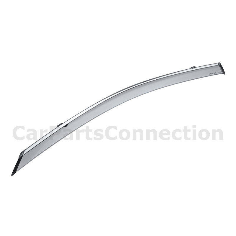 WELLvisors For Subaru Ascent 19-24 Window Visor Chrome Trim Rain Guard ...