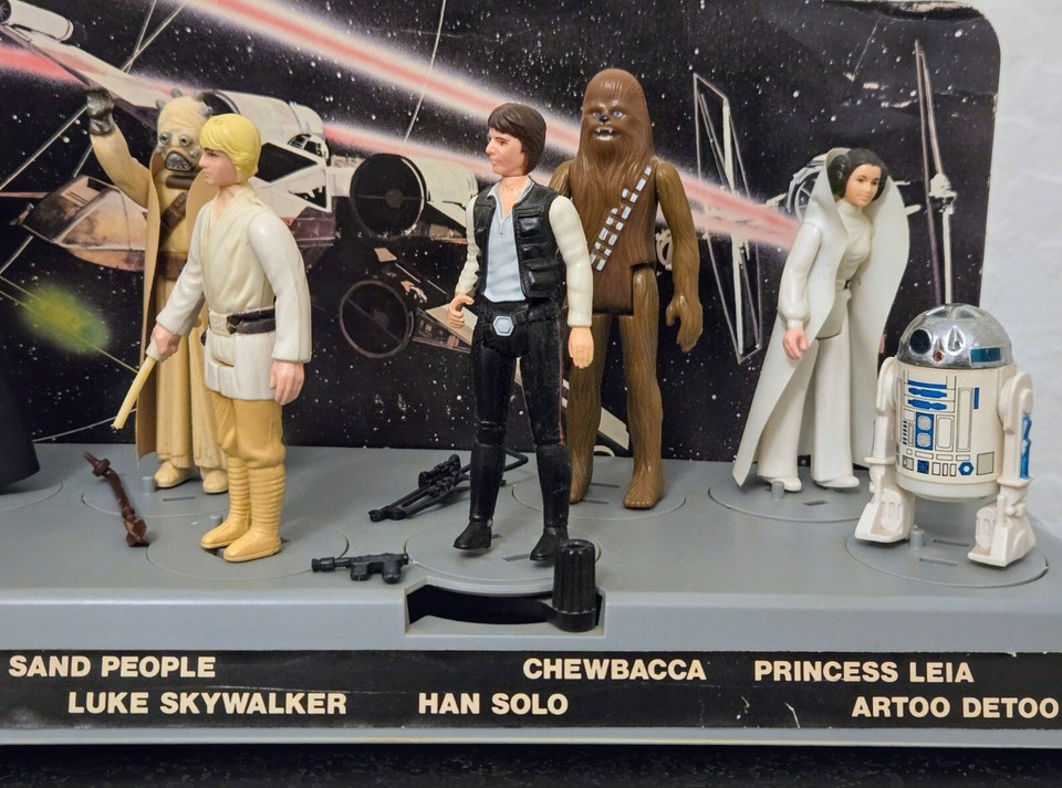 Original - First 12 Star Wars Action Figures from 1977 w/ Mail Away ...