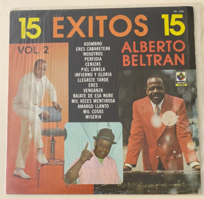 ALBERTO BELTRAN -15 EXITOS VOL.2- 1985 MEXICAN LP, BOLERO TROPICAL | eBay