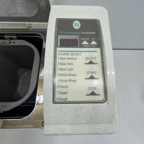 WORKING TOASTMASTER BREAD BOX BREAD MAKER 1156S WHITE RECIPE BOOK | eBay