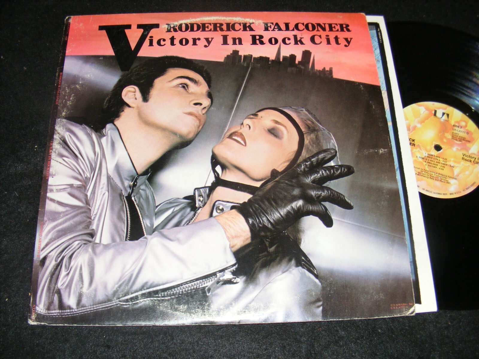 1977 NEW WAVE Art Rock Concept LP RODERICK FALCONER Victory In Rock ...