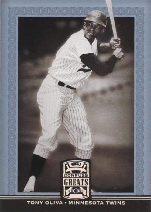 2005 Donruss Greats - Tony Oliva #85 Silver Holofoil for sale online | eBay