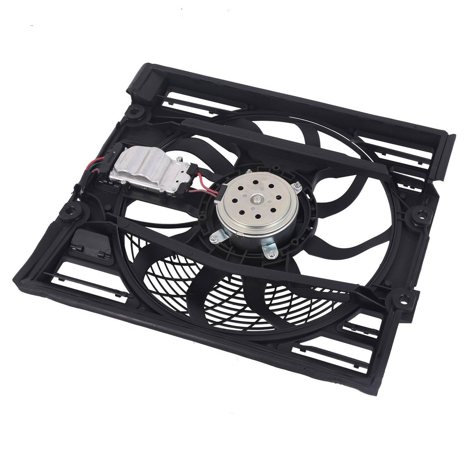Radiator Cooling Fan Assembly Fits BMW 740i 740iL 750iL Z8 1999-2003 ...