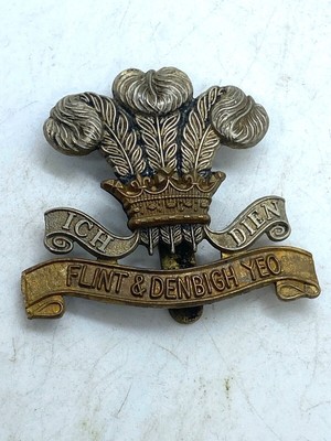 WW1 British Army Flint & Denbighshire Yeomanry Cap Badge | eBay