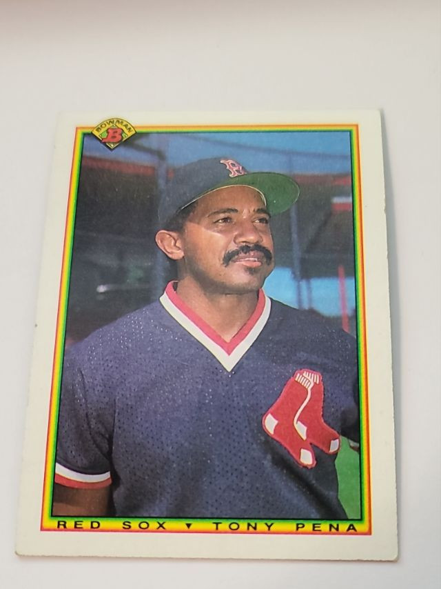 Tony Pena Boston Red Sox 1990 Bowman #271 r | eBay