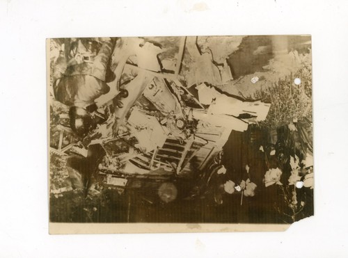Photograph of TWA Lockheed L1649A Starliner N7313C Crash Site Milan ...