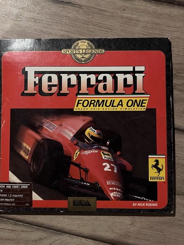 Ferrari Formula One Grand Prix Racing Simulator Commodore Amiga Third ...