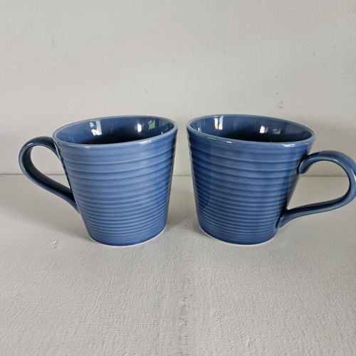 Royal Doulton Dark Denim Blue Coffee Mugs. Set Of 2. Gordon Ramsay ...